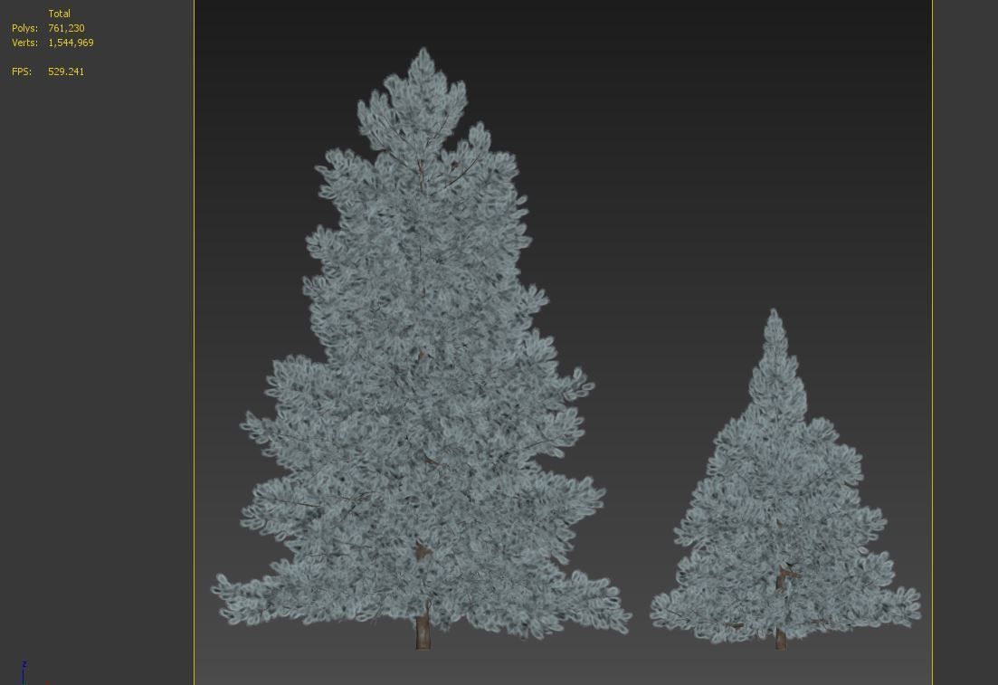 Norway blue spruce 3D model | CGTrader