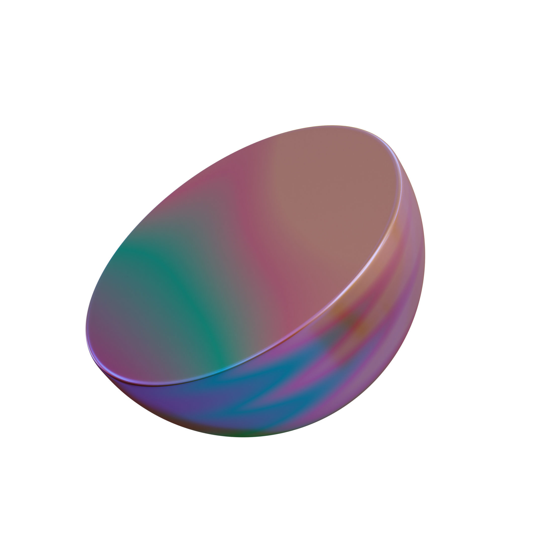 3D model Half Sphere Geometric Shape VR / AR / low-poly | CGTrader