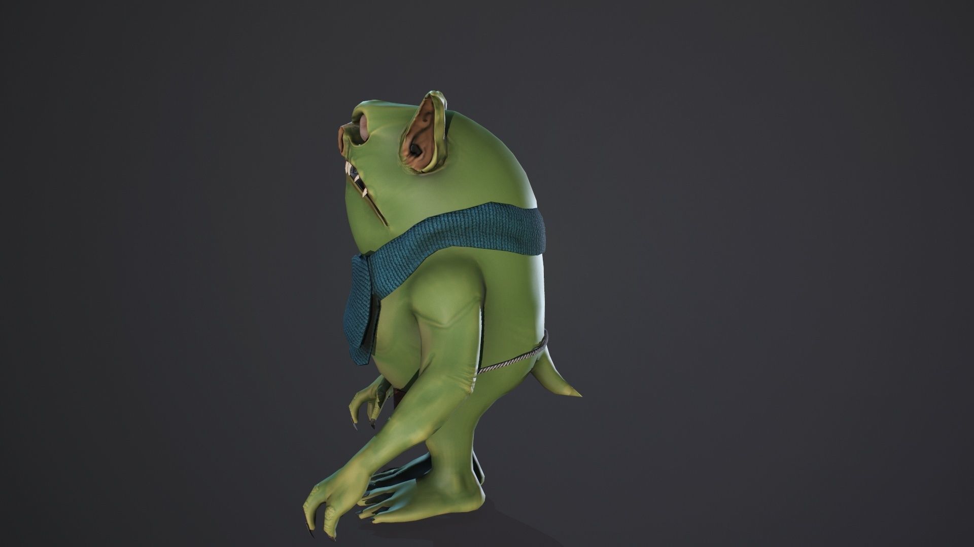 3D model Scary Goblin VR / AR / low-poly | CGTrader