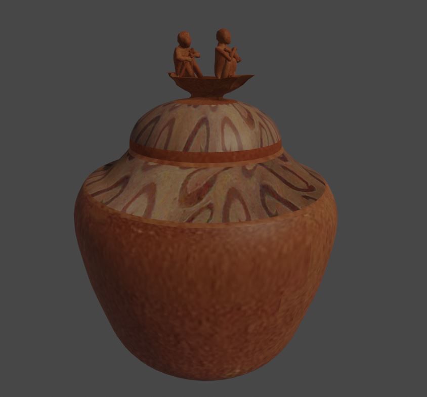 3D model Manunggul Jar - Filipino History Artifact VR / AR / low-poly ...