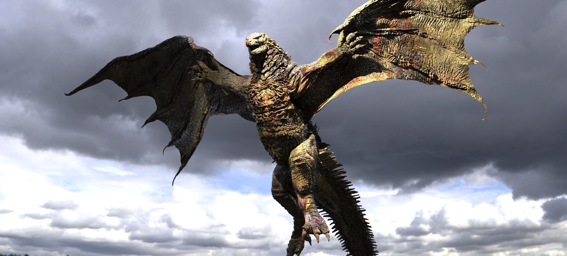 Reptilian Archon Dragon 2 3D model | CGTrader