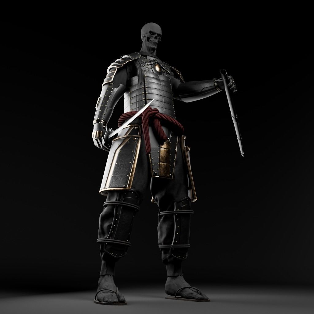 Samurai Cloth 3D model | CGTrader
