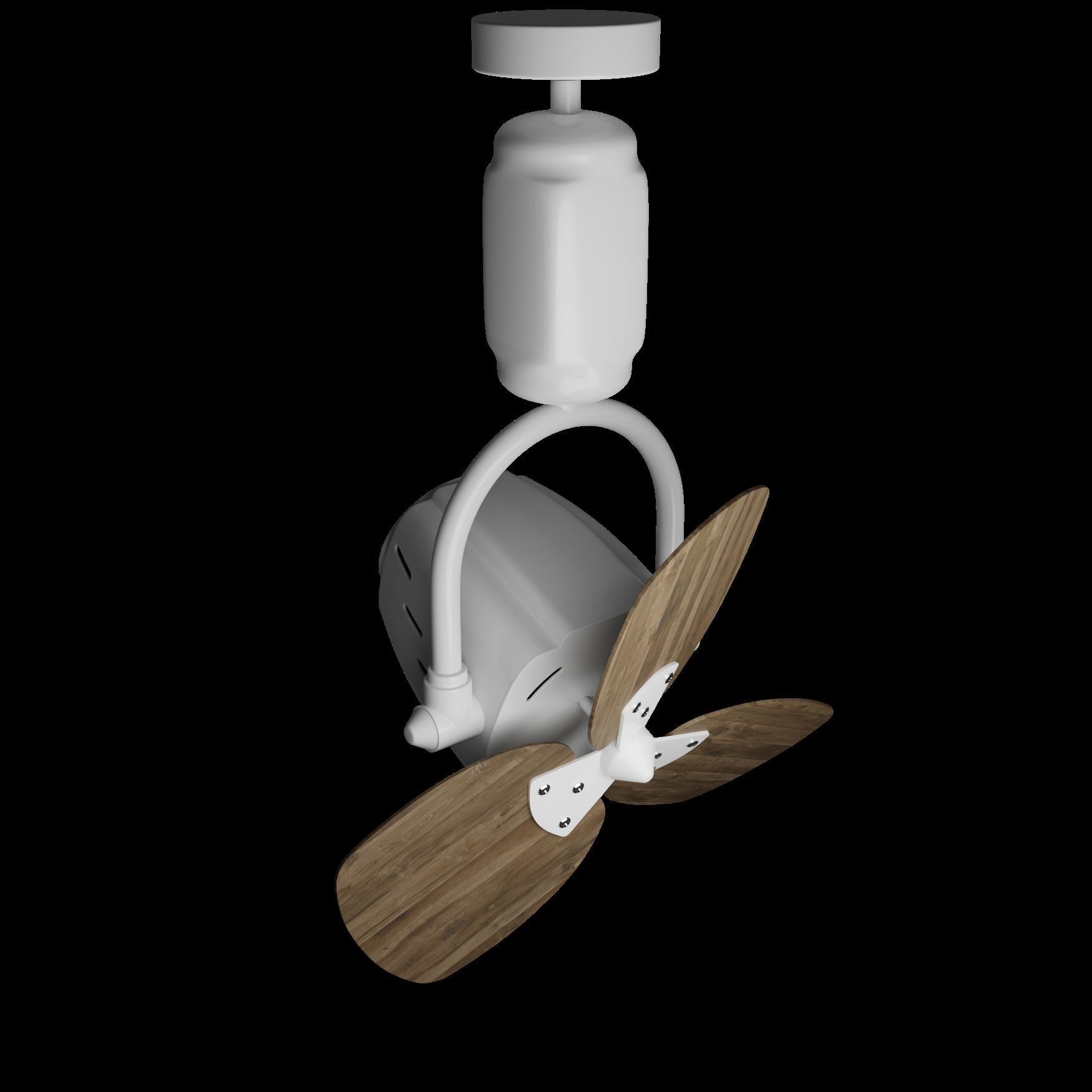 3D model Corner Ceiling Fan 3d model VR / AR / low-poly | CGTrader