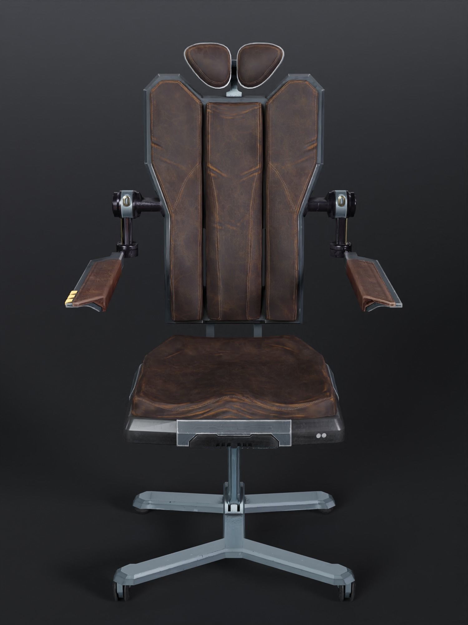 3D model SciFi Furniture - Office Chair VR / AR / low-poly | CGTrader