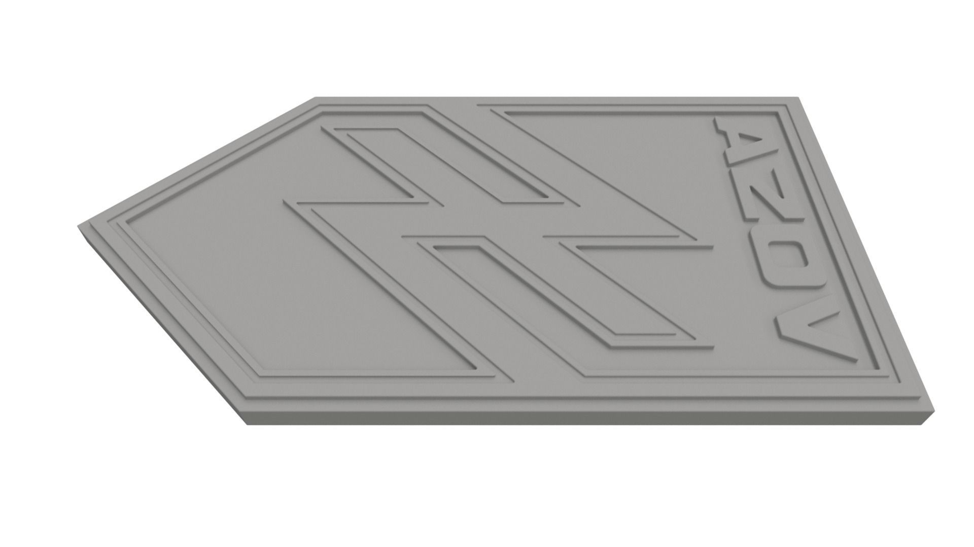 Emblem of the Azov Battalion 3D model 3D printable | CGTrader