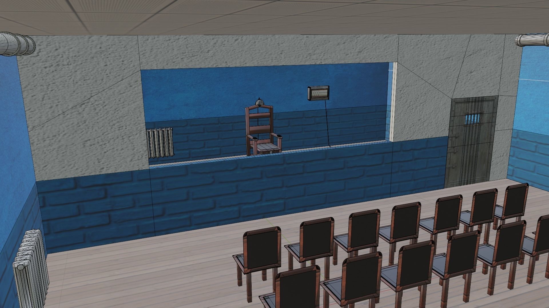 3D model Execution Chamber VR / AR / low-poly | CGTrader