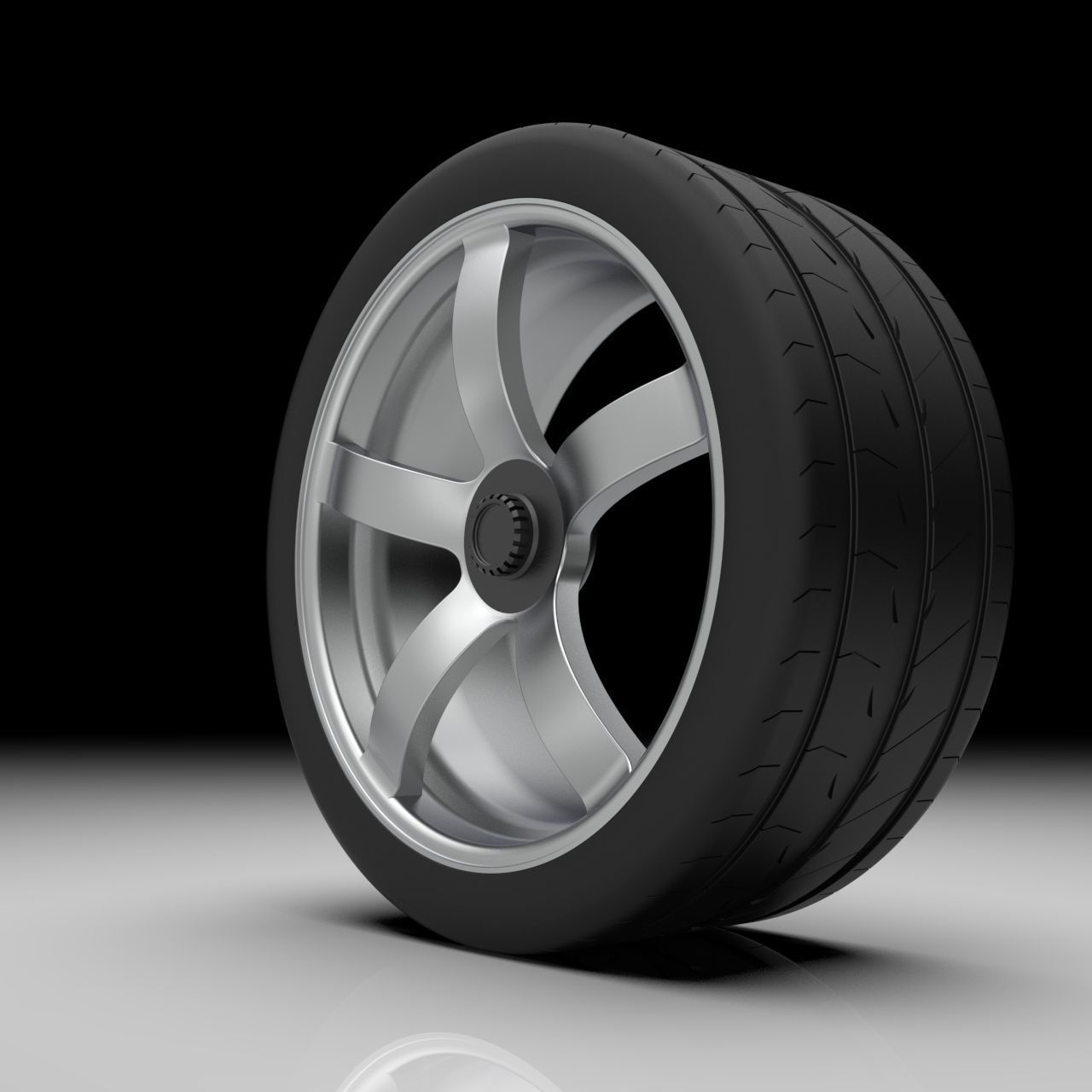 Rim and Tire 3D model | CGTrader