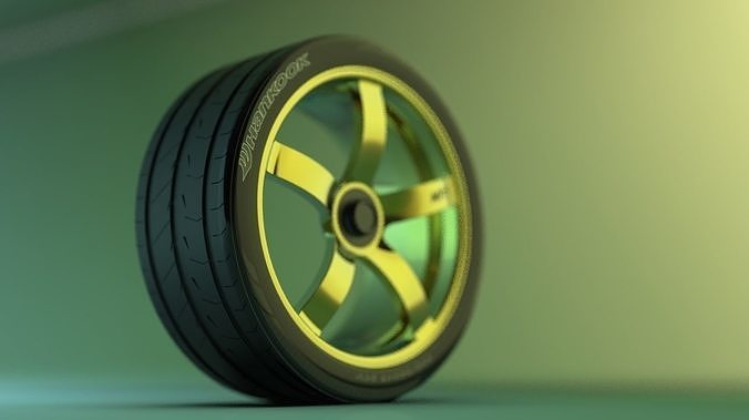 Rim and Tire 3D model | CGTrader