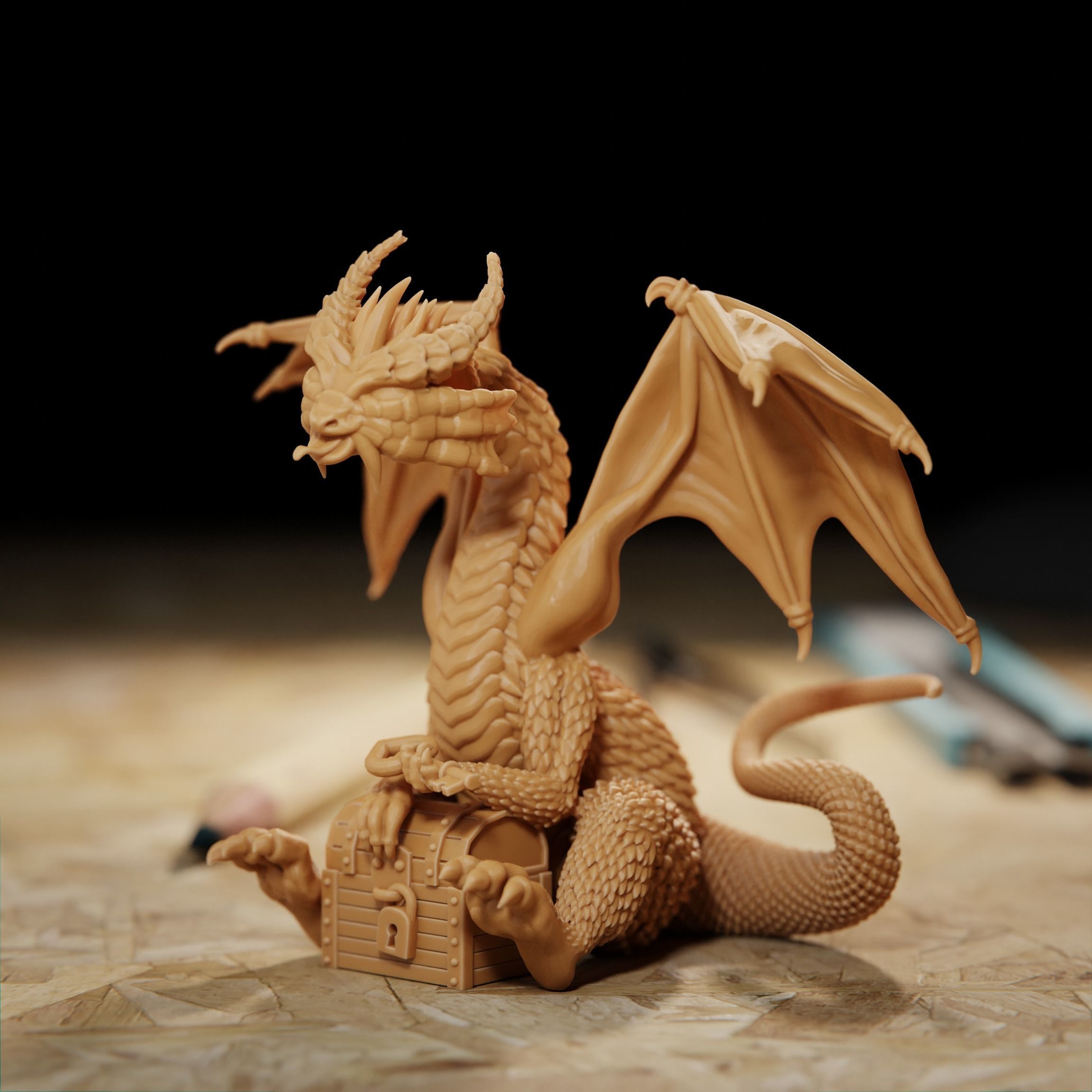 Dragon mini printable model 3D model 3D printable | CGTrader