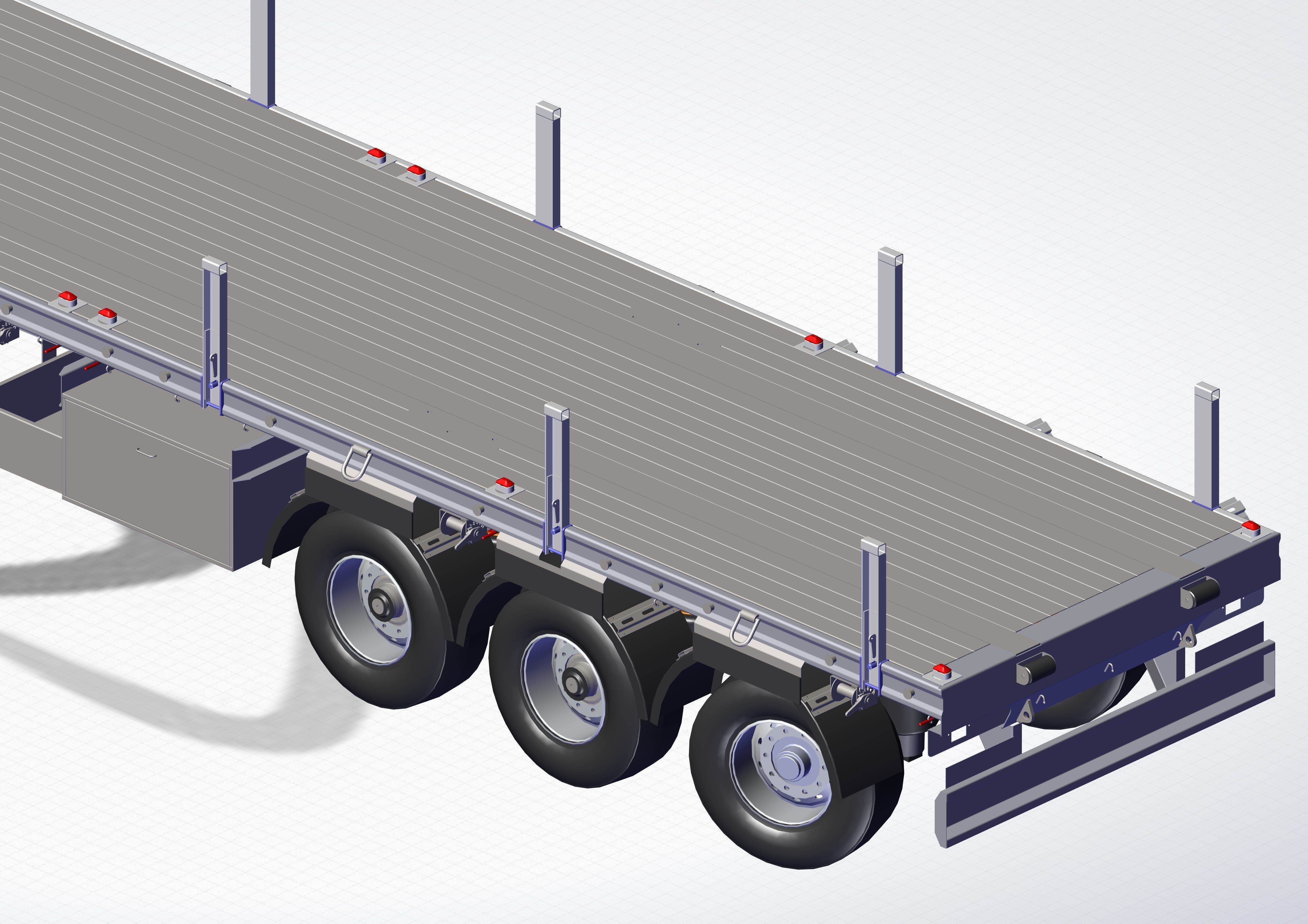 FLATBED 3D model | CGTrader