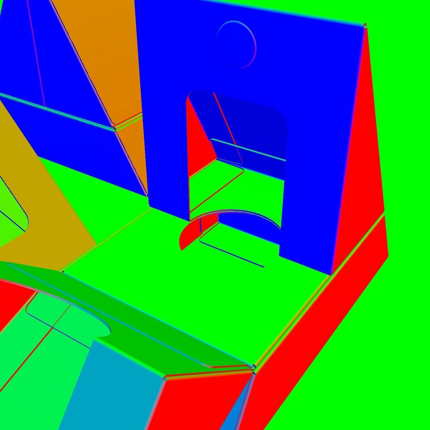 HINGED TRIANGLE BOX - Package 3D model 3D model | CGTrader