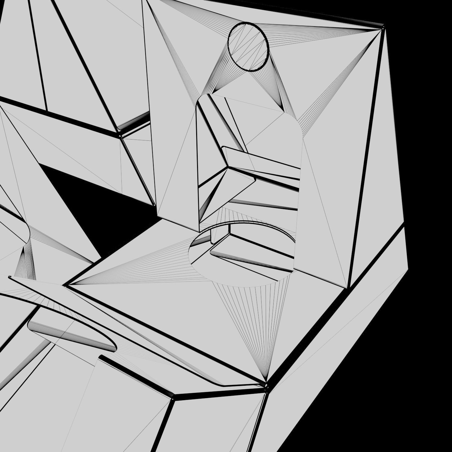 HINGED TRIANGLE BOX - Package 3D model 3D model | CGTrader