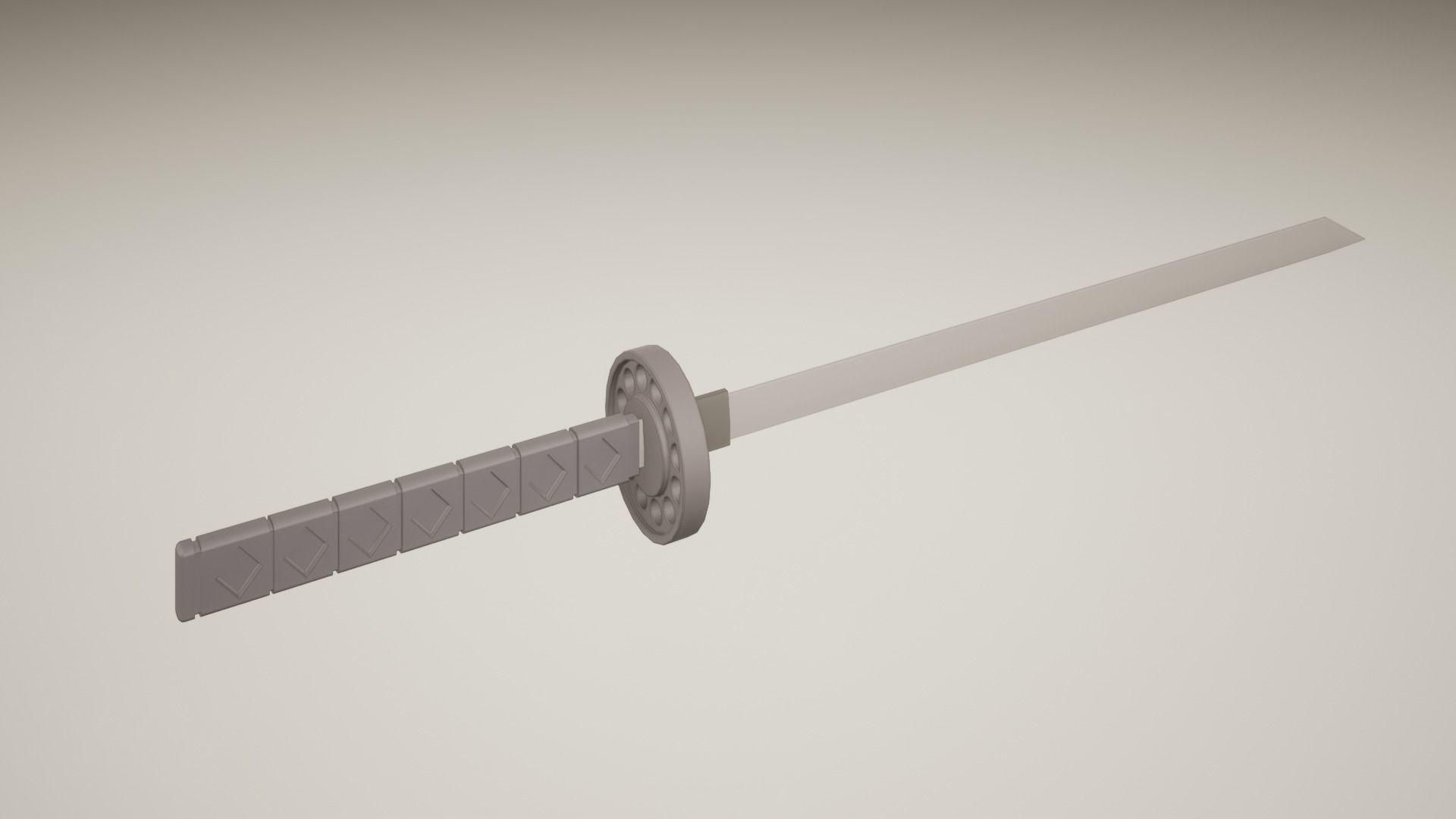 Mini Katana model 3D print free 3D model 3D printable | CGTrader