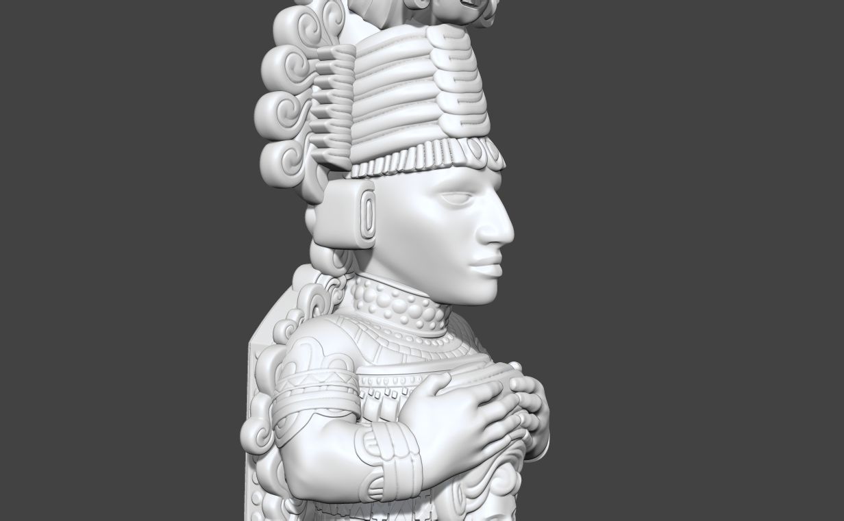 Mayan Inca Aztec Statue 220825 3D model 3D printable | CGTrader