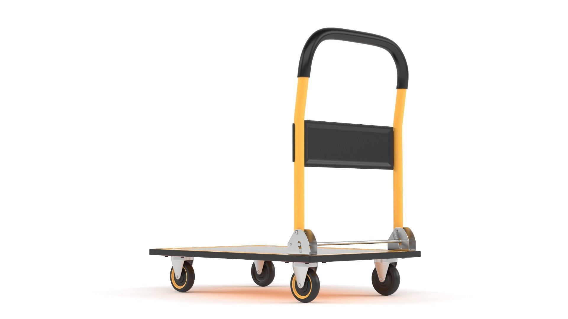 Folding Handle Trolley 3D model | CGTrader