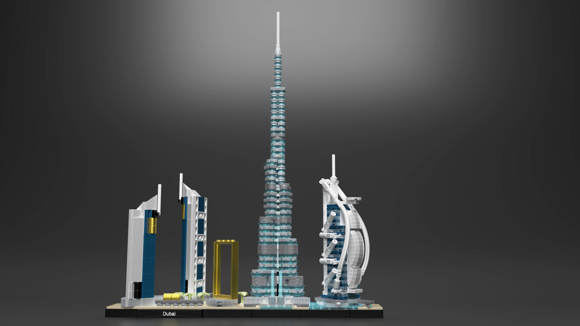 Lego Dubai 3D model | CGTrader
