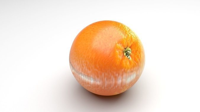 Orange 3D model | CGTrader