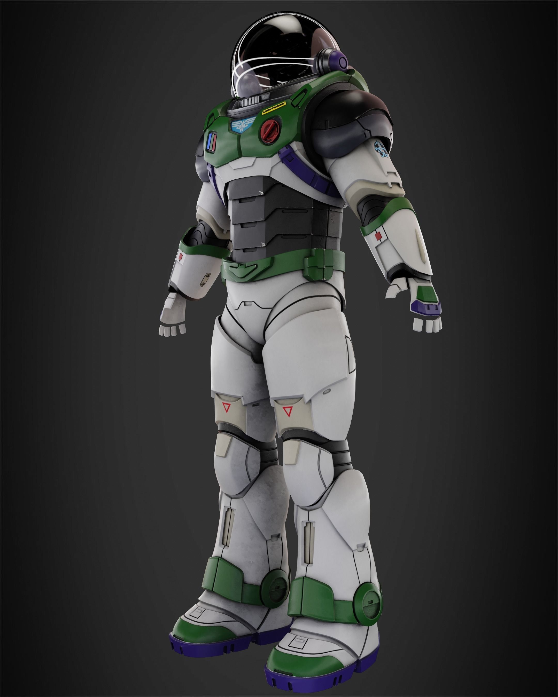 Buzz Lightyear Armor for Cosplay 3D model 3D printable | CGTrader