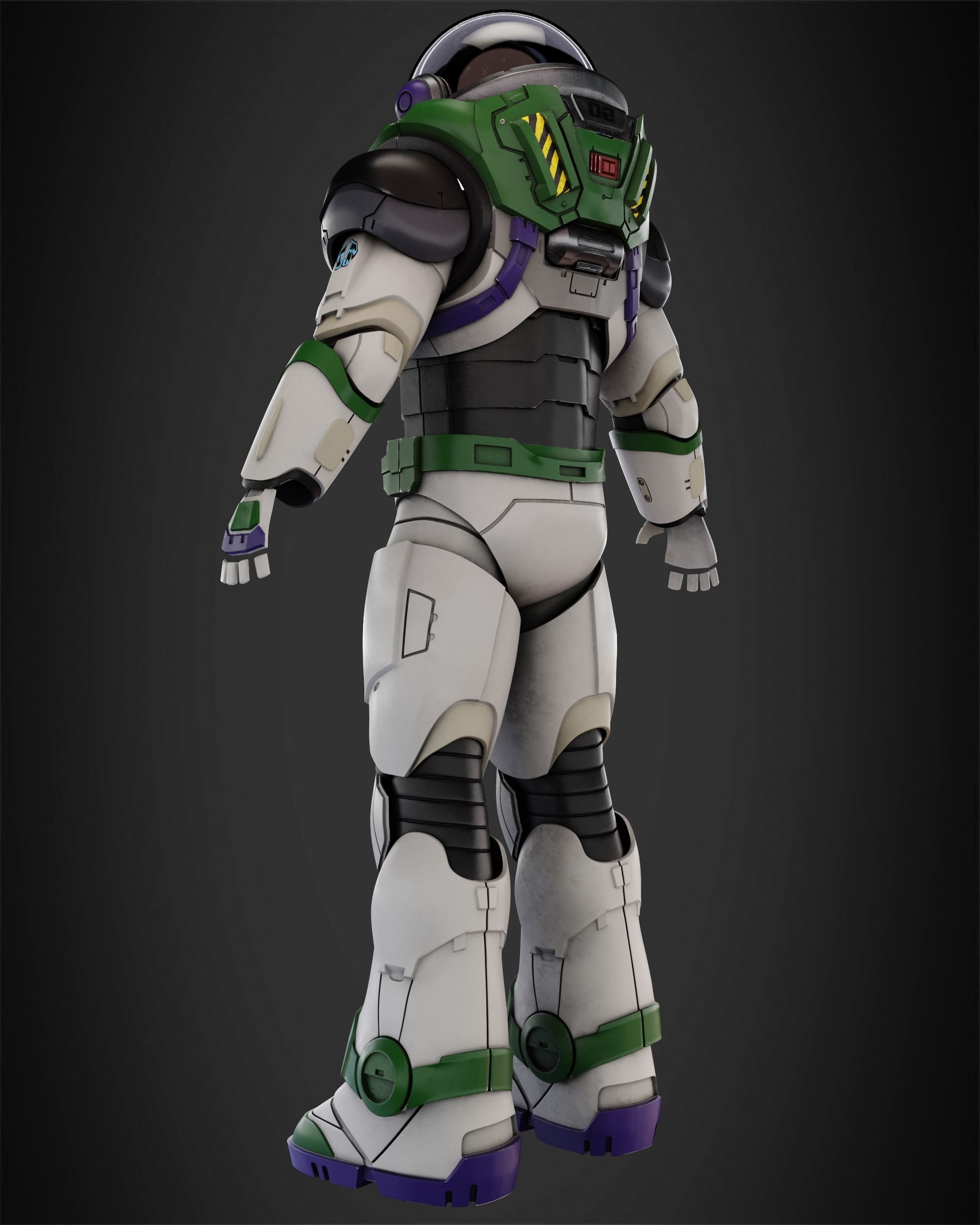 Buzz Lightyear Armor for Cosplay 3D model 3D printable | CGTrader