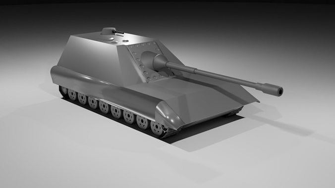 3D model German Tank Destroyer VR / AR / low-poly | CGTrader