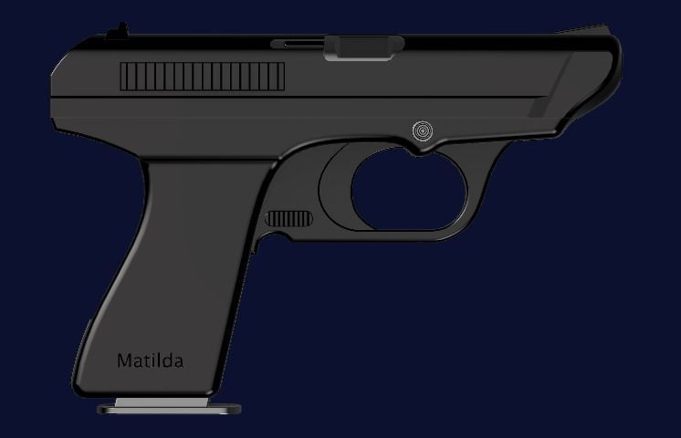 Resident Evil 2 Remake - Matilda handgun for cosplay 3D model 3D ...