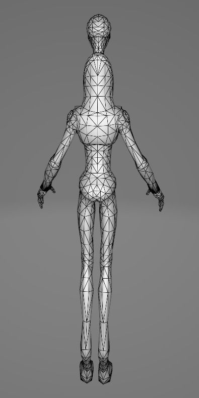 3D model STAR WARS Kaminoan - Low Poly Game - Battlefield - FBX MODEL ...