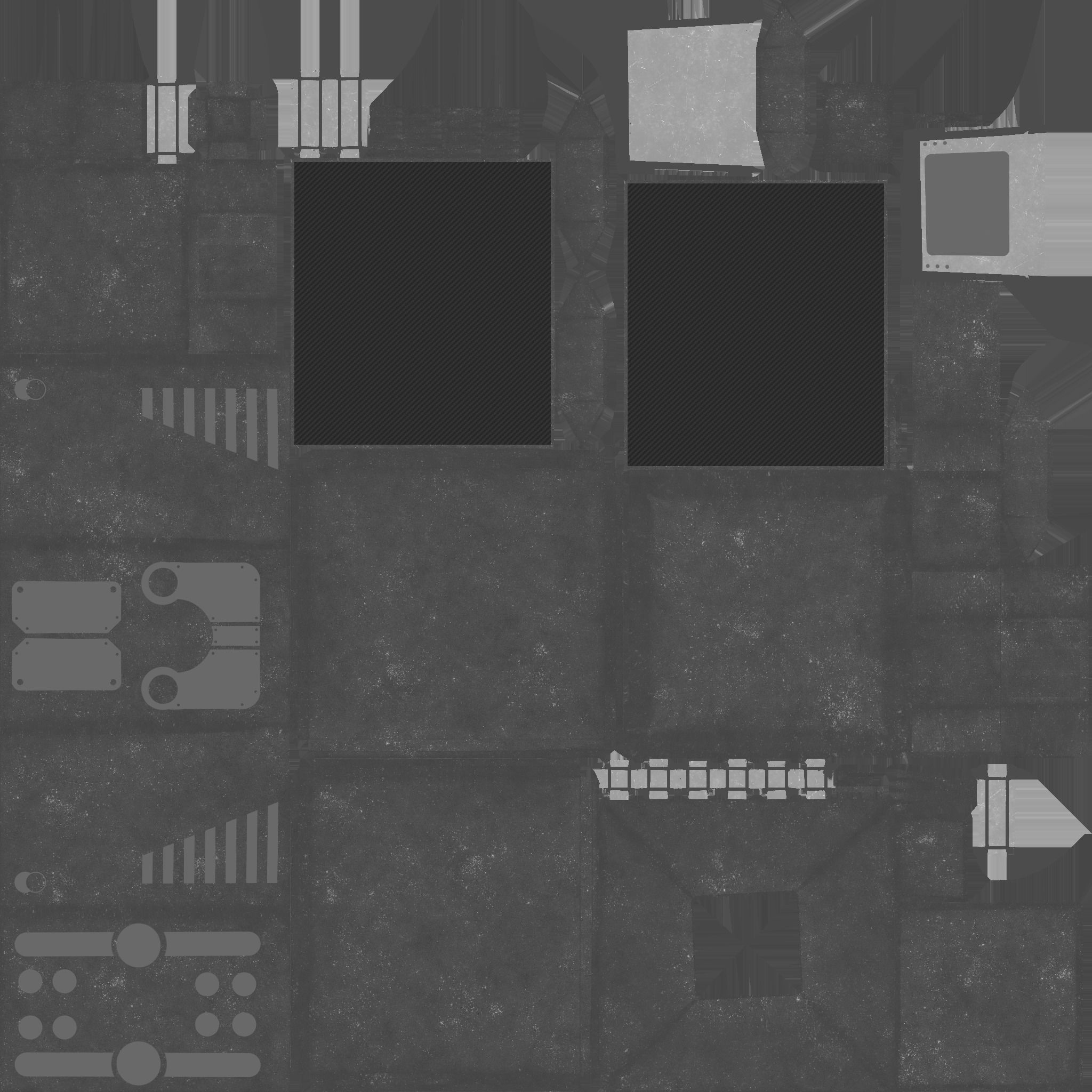 3D model Satellite E06 Steel Black - SciFi Space Design VR / AR / low ...