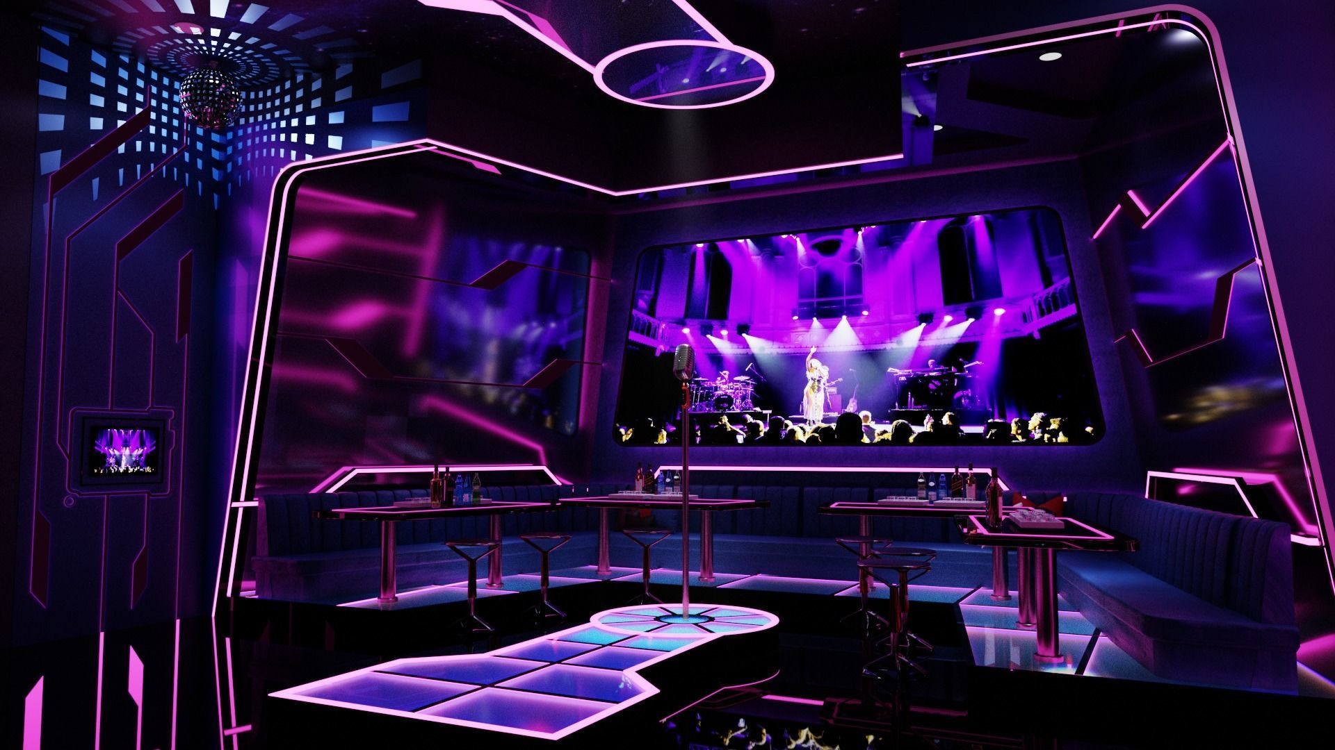 KTV room 3D model | CGTrader