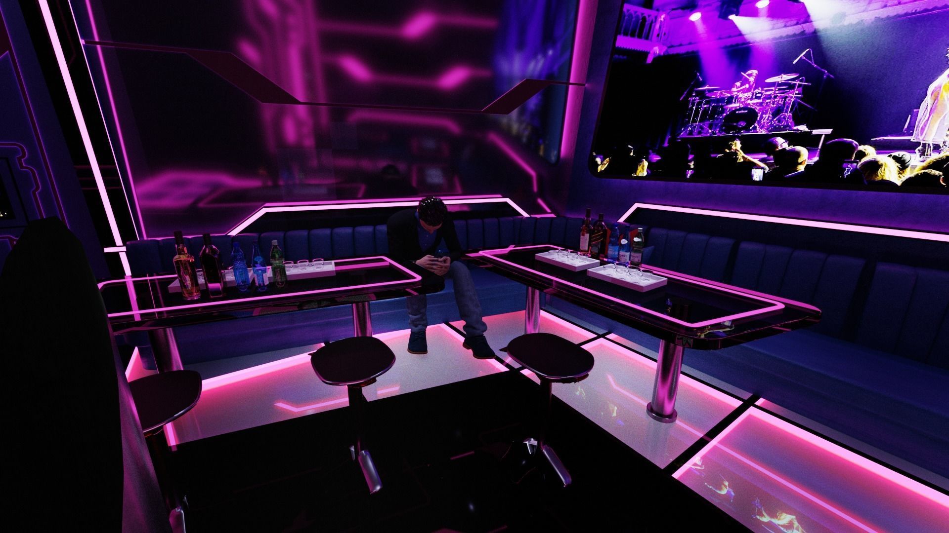 KTV room 3D model | CGTrader