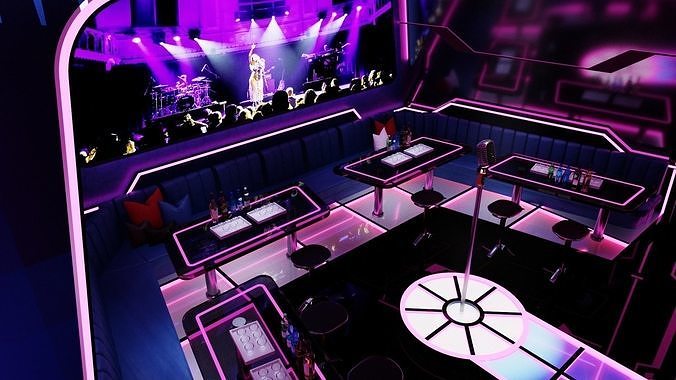 KTV room 3D model | CGTrader