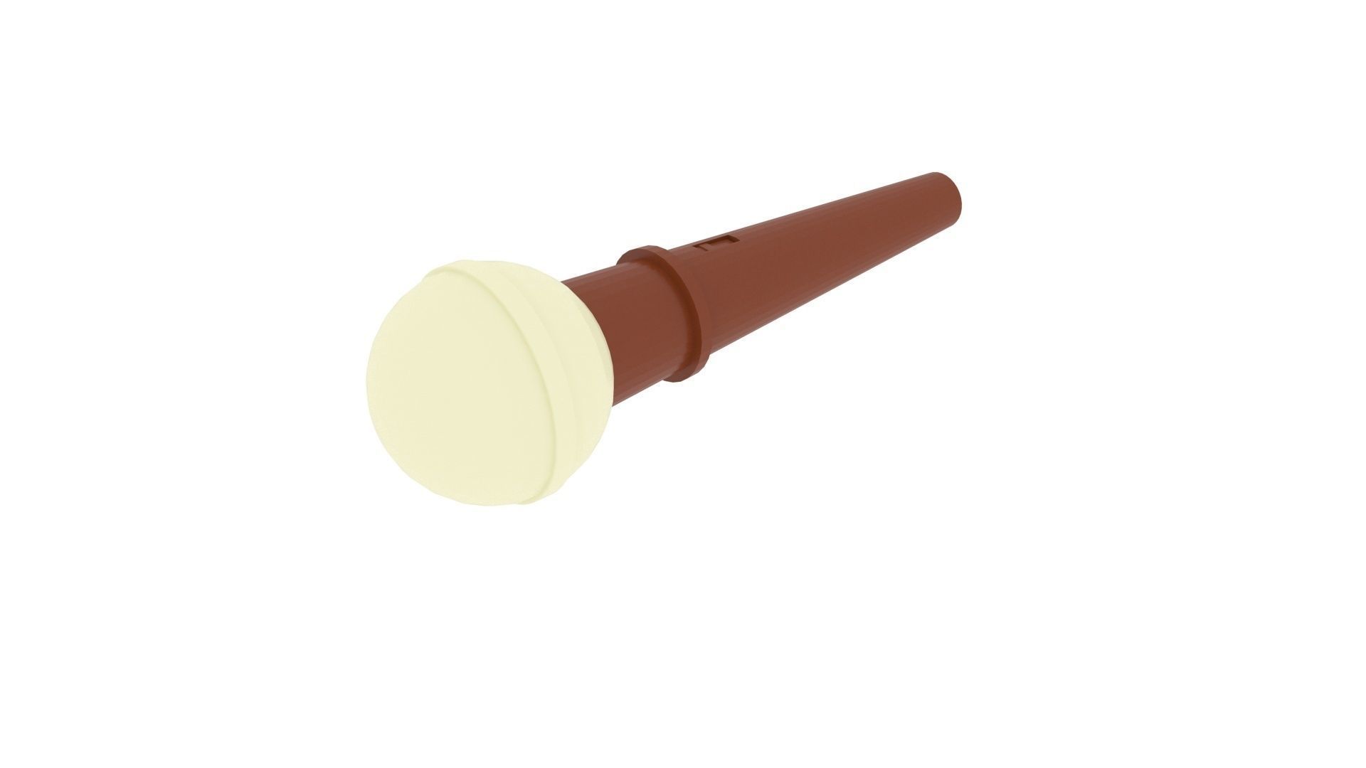 Chocolate Microphone 3D model | CGTrader