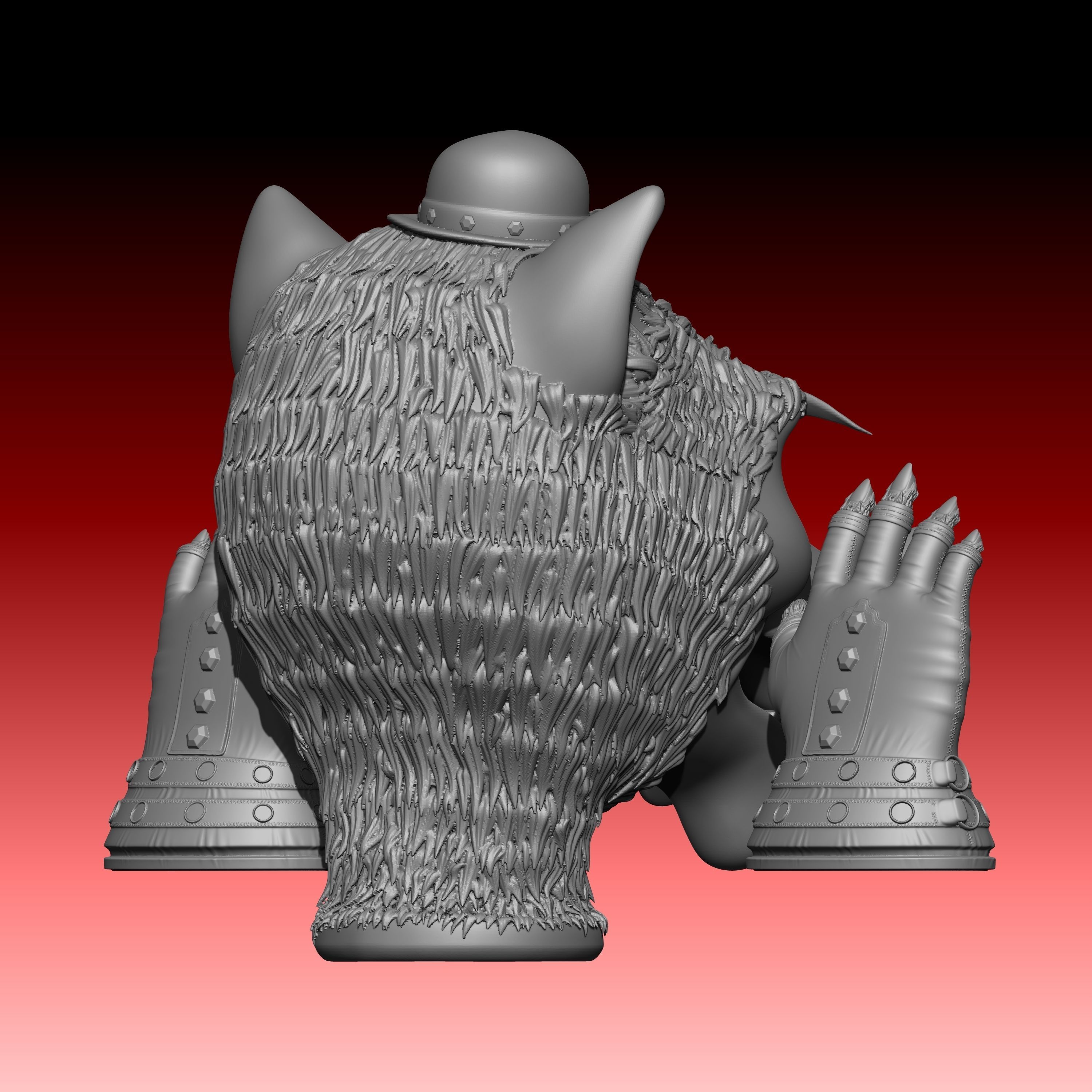 Titere Lobo Feroz Big Bad Wolf Puppet free 3D model 3D printable | CGTrader