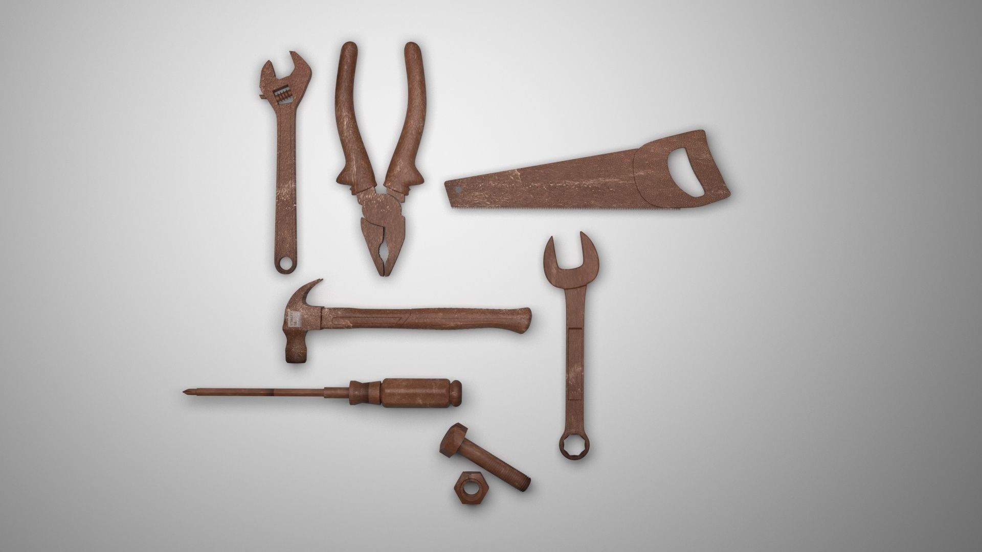 Chocolate Tools 3D model | CGTrader