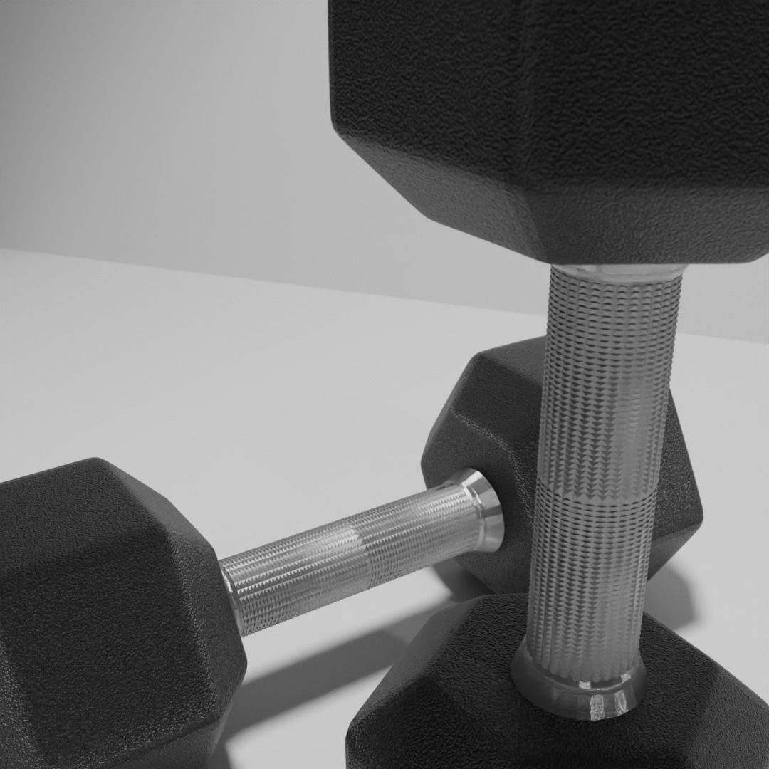 Dumbell dumbbells - dumbbells 3D model | CGTrader