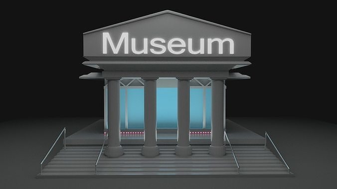 museum 3d model 3D model | CGTrader