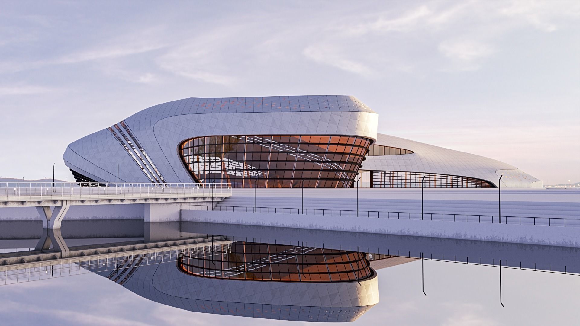 Futuristic building 50 3D model | CGTrader