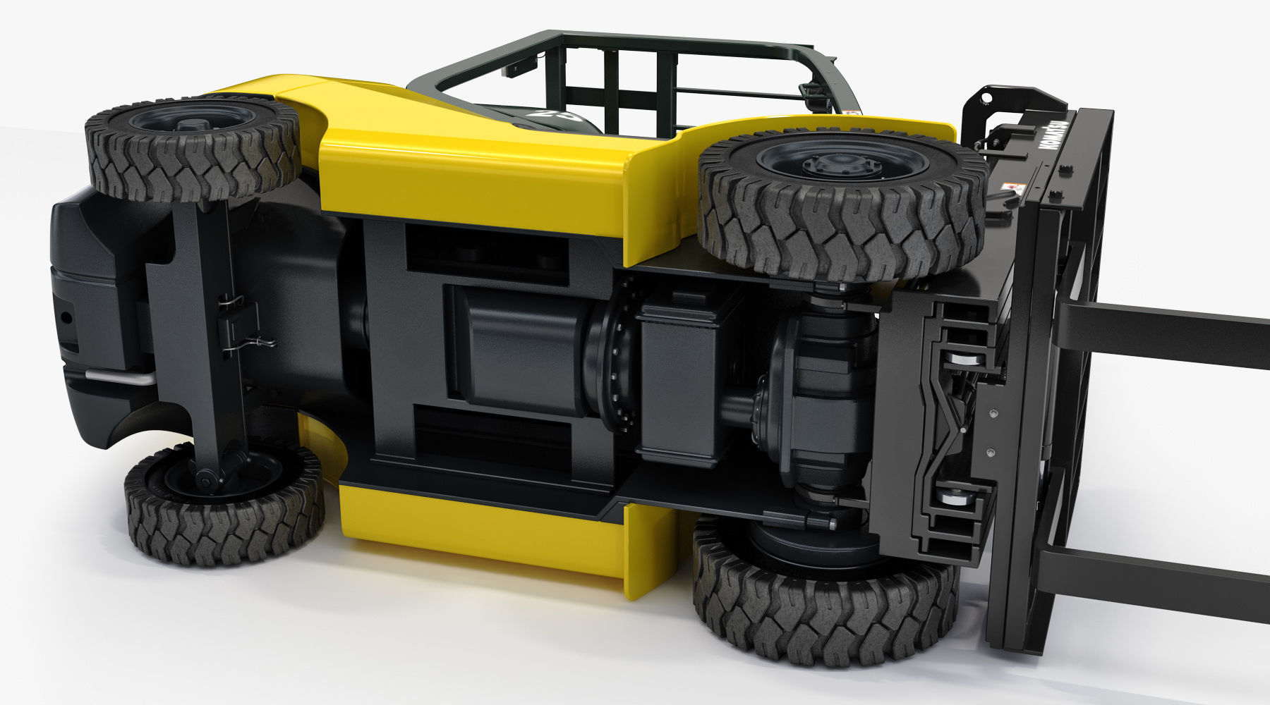 Forklift Komatsu BX50 3D model | CGTrader
