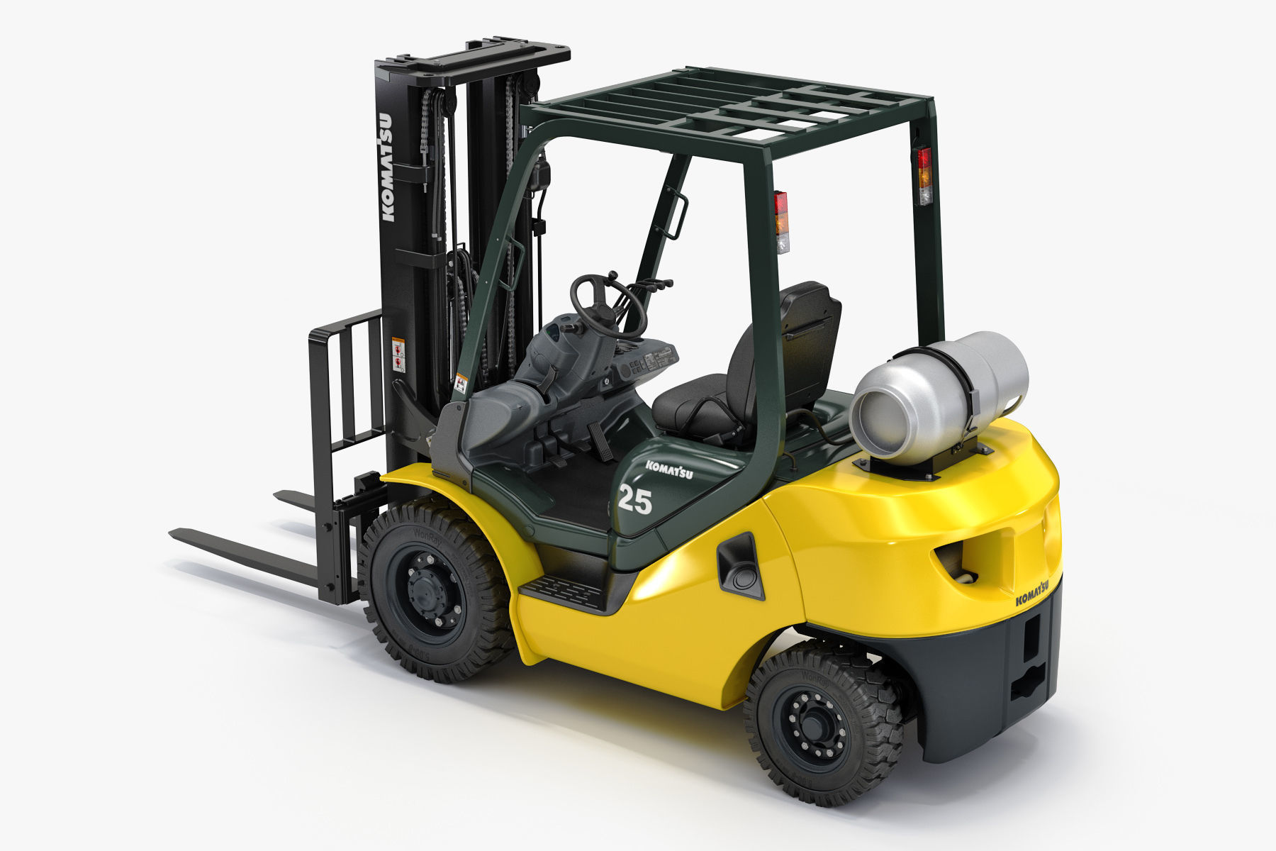 Forklift Komatsu BX50 3D model | CGTrader