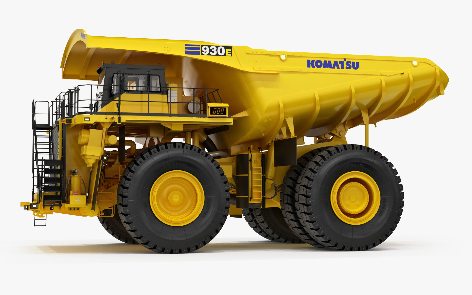 Komatsu 930 E-5 Mining Dump Truck 3D model | CGTrader