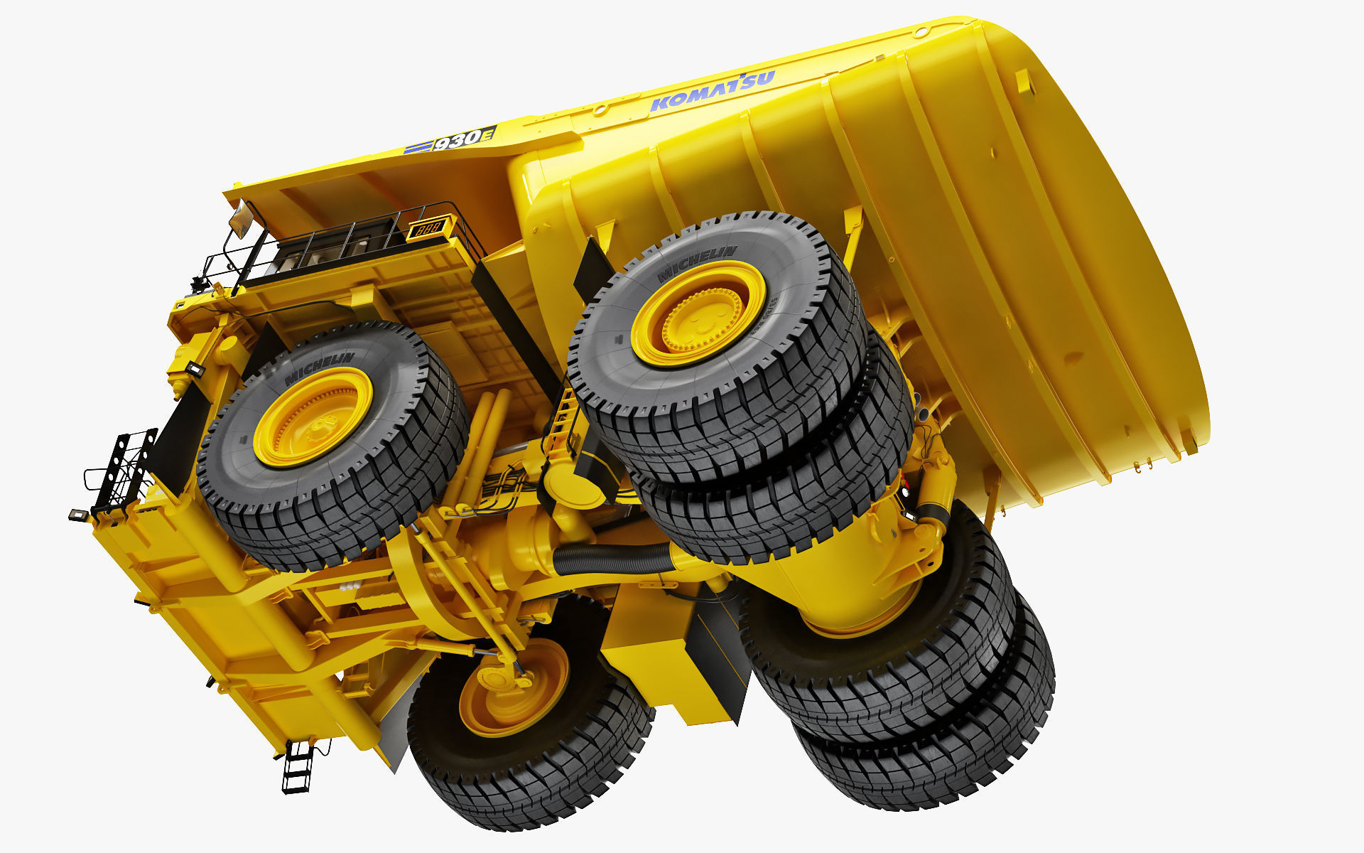 Komatsu 930 E-5 Mining Dump Truck 3D model | CGTrader