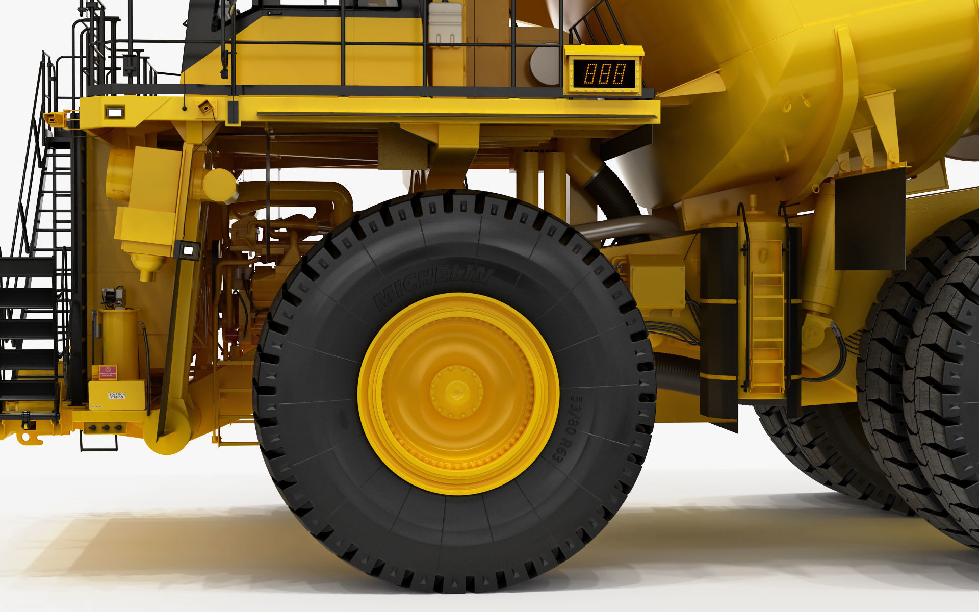 Komatsu 930 E-5 Mining Dump Truck 3D model | CGTrader
