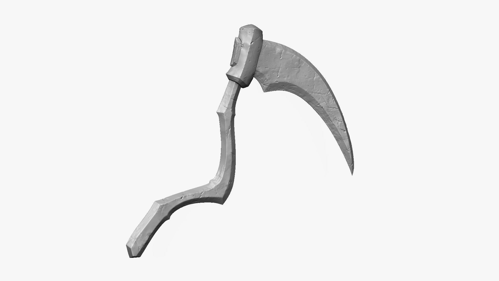 Weapon Scythe Level 1 free 3D model | CGTrader