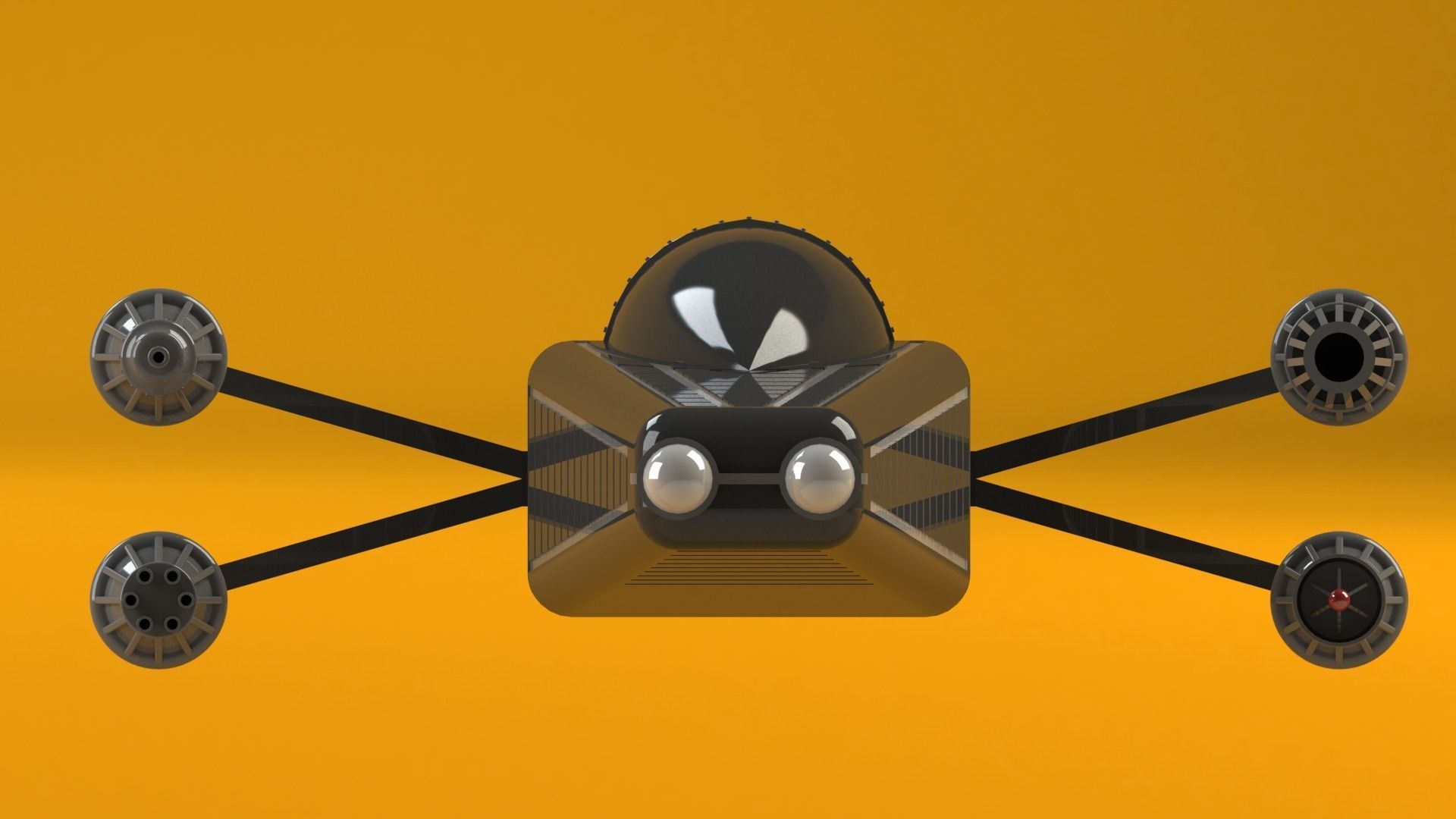 Spaceship v1 3D model 3D printable | CGTrader