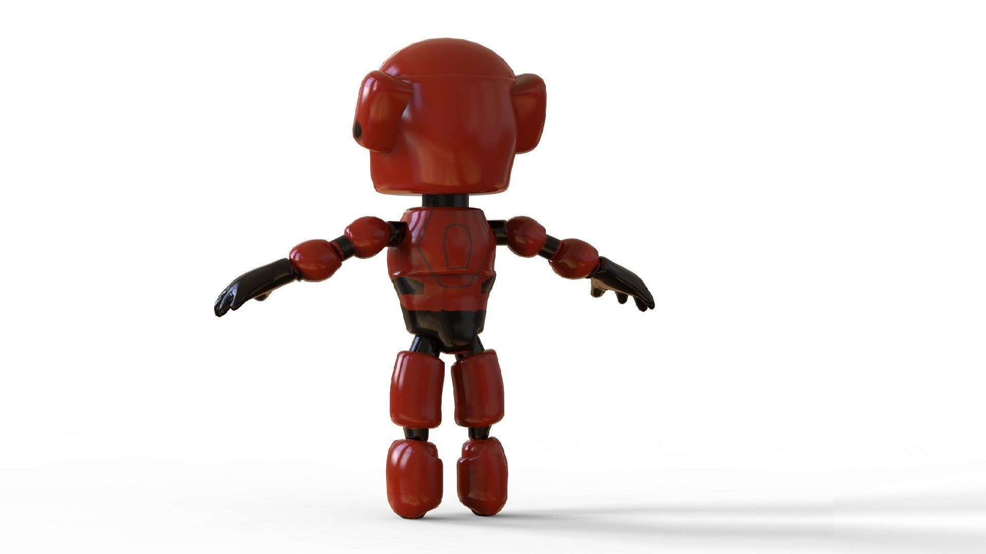 3d Model Robot Kt 22 Vr Ar Low Poly Cgtrader