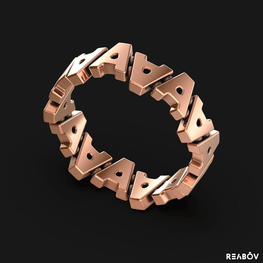 Ring Letter A Printable 3D model 3D printable | CGTrader