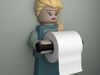 Elsa Toilet Paper Holder Printable 3D model 3D printable | CGTrader