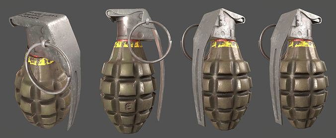 3D model Granat grenade VR / AR / low-poly | CGTrader