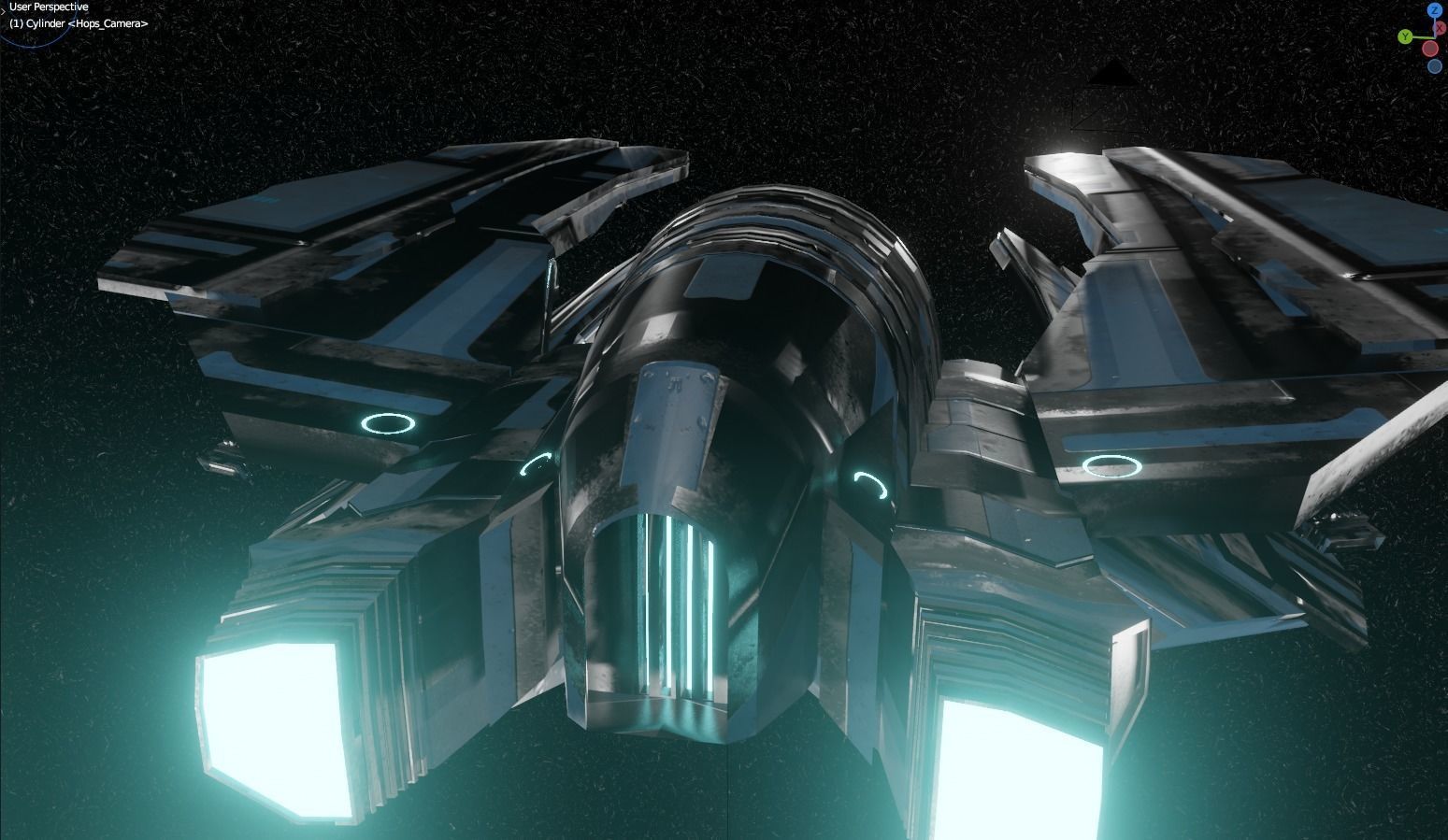 Sci-Fi Single Pilot Spaceship 3D model | CGTrader