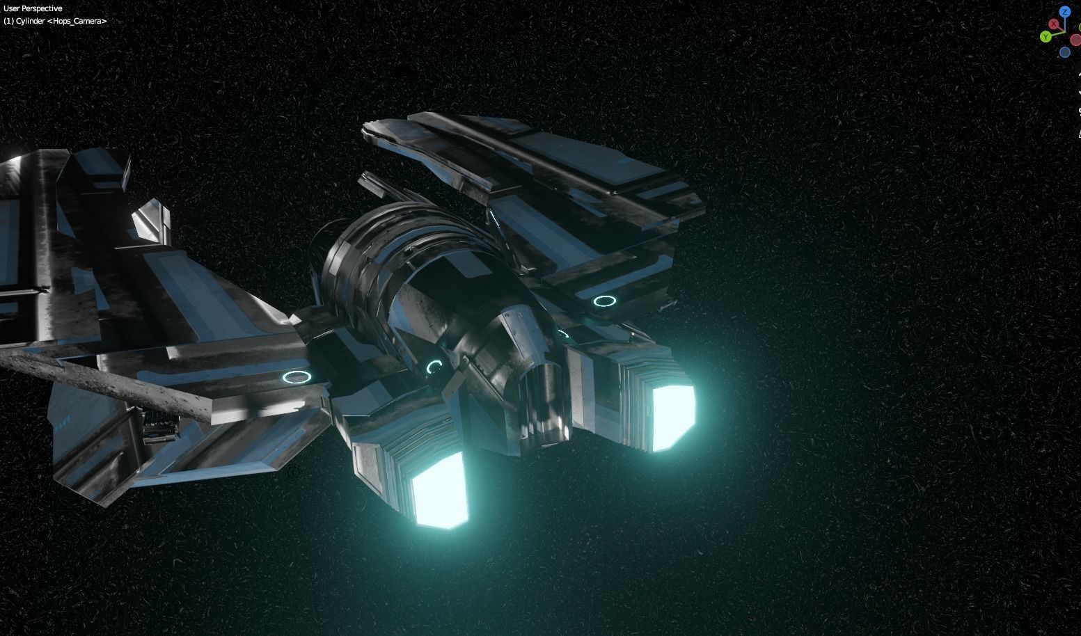 Sci-Fi Single Pilot Spaceship 3D model | CGTrader