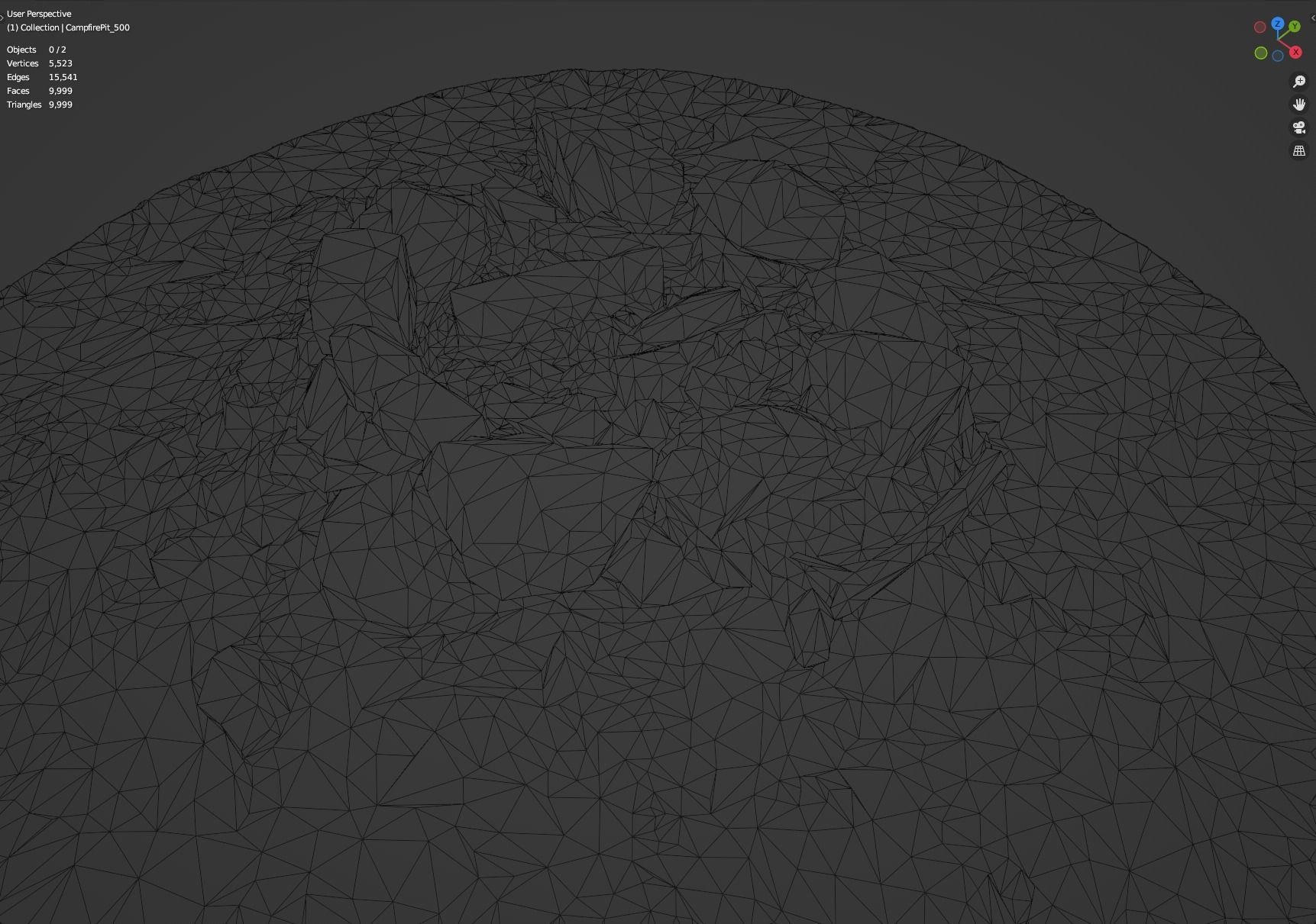 Campfire Pit - 8K Textures - 7 Mesh Resolutions 3D model | CGTrader